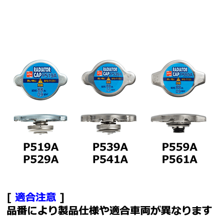 P539A. NTK ラジエターキャップ (RADIATOR CAP)
